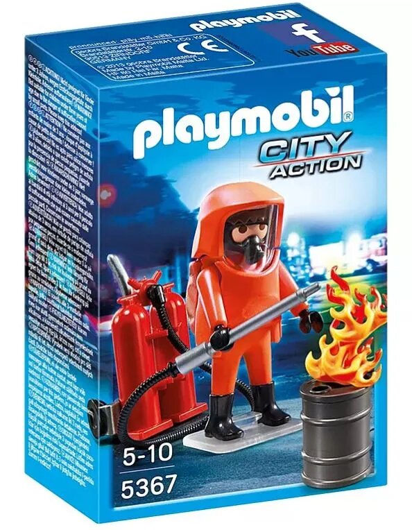Playmobil-Мир Моби: Пожарный-5367