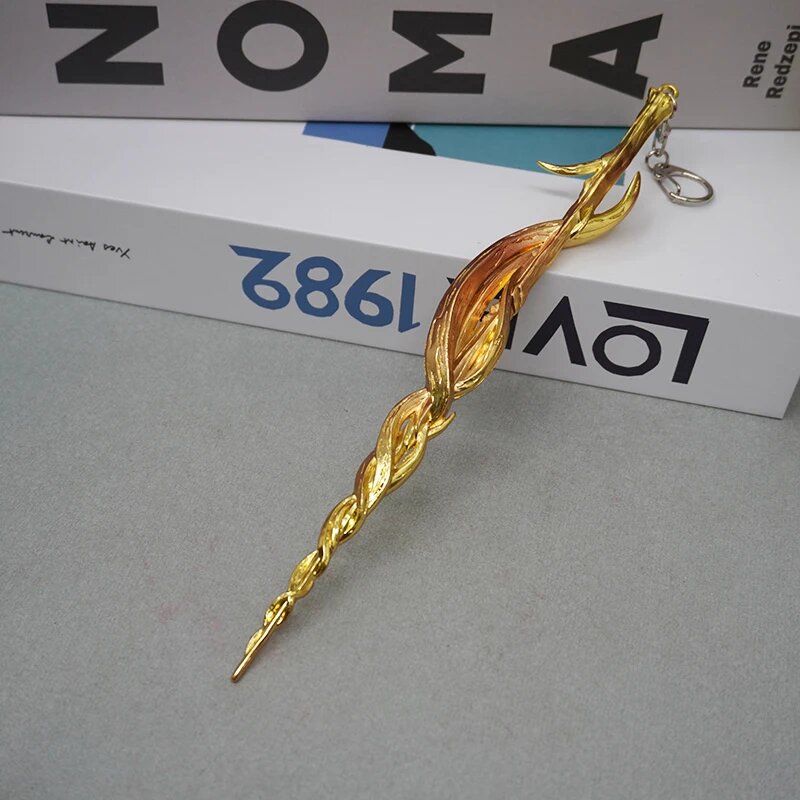 Брелок Elden Ring Shadow Erdtree Greatsword of Damnation, реплика металлического меча Midra 22 см, коллекционный подарок для фанатов геймера