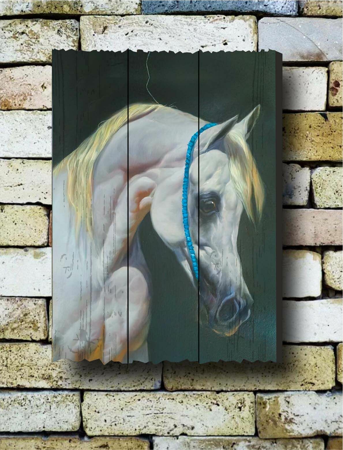 Картина на досках Лошадь, Пони, Кони, Pony33