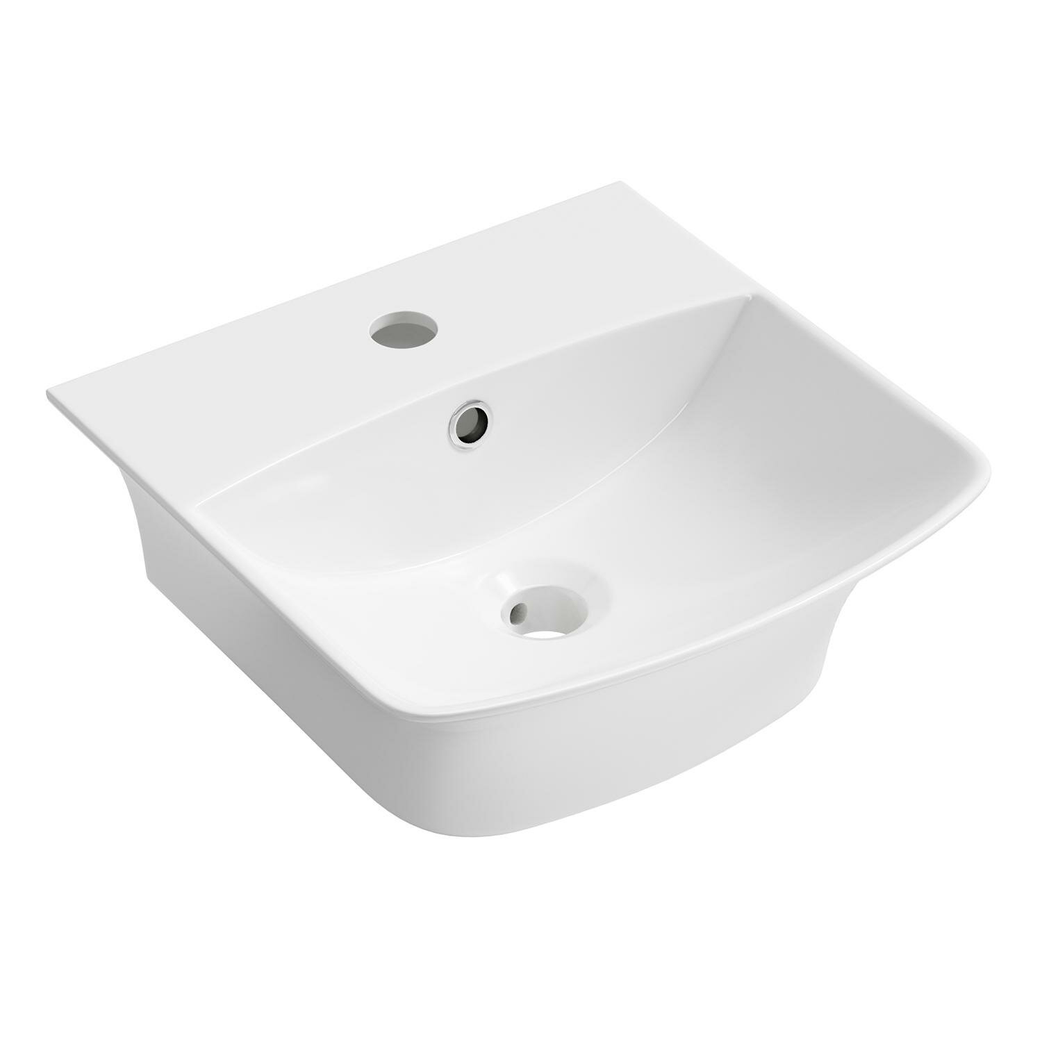 Раковина накладная Lavinia Boho Bathroom Sink 35 33311077 белая глянцевая, керамика
