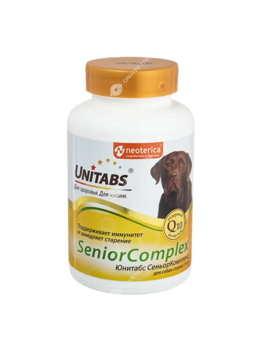 Юнитабс для собак старше 7лет SeniorComplex 100 табл.