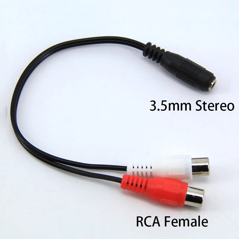 Аудиоадаптер Gakaki 3,5 мм Y-splitter RCA