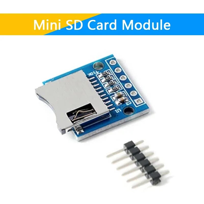Плата расширения памяти Micro SD, модуль памяти Micro SD TF Card Memory Shield SPI для Arduino