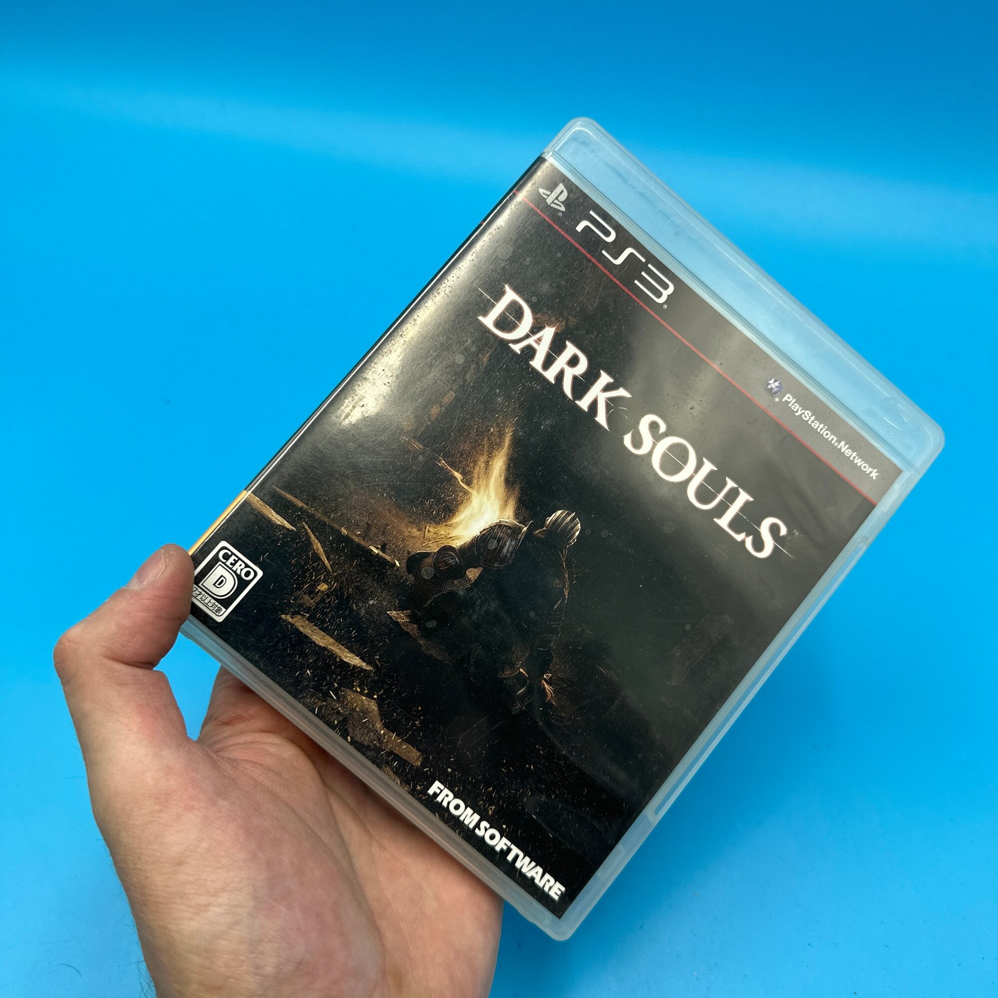 Коробка FromSoftware Dark Souls PS3, штрихкод 4949776341053, код BLJM 60993, рейтинг CERO D (17+), БУ