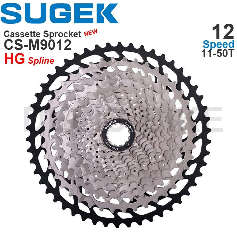SUGEK Кассетная Звездочка 11/12/13 скоростей 50/52T M9012 50T