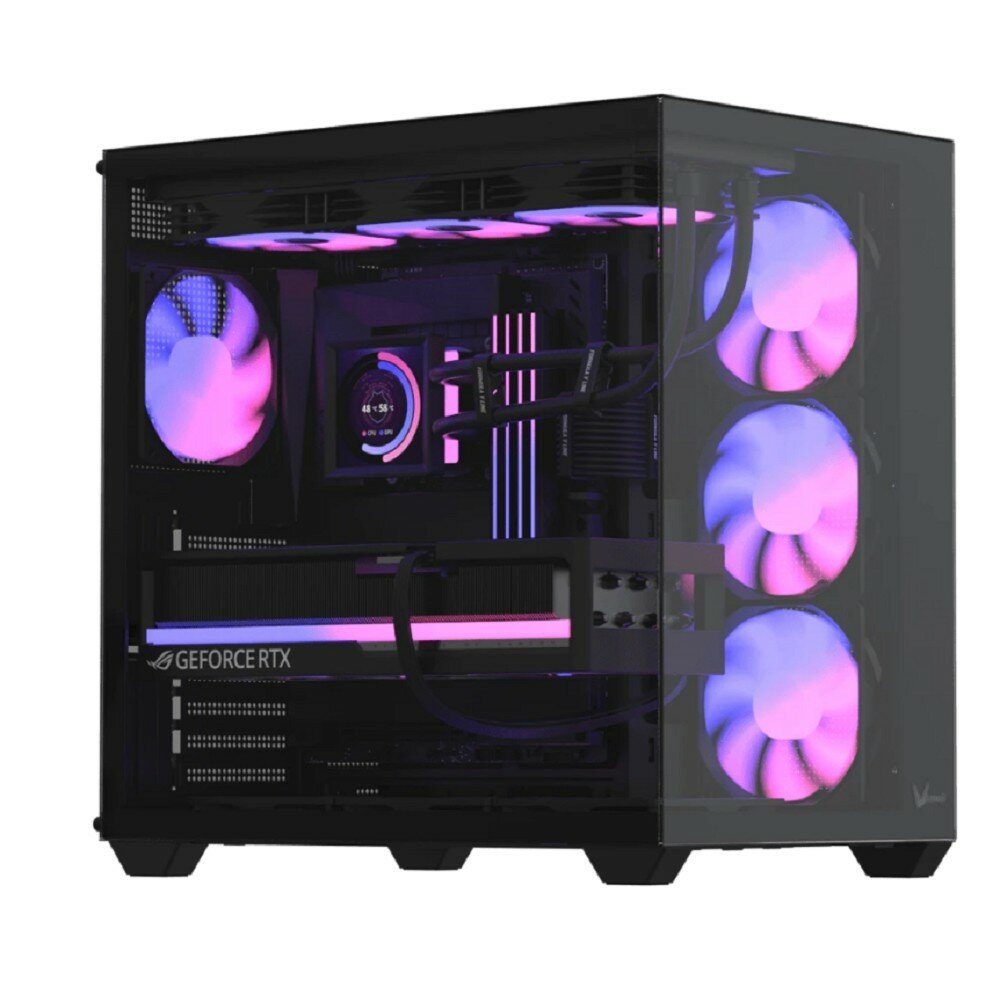 Корпус для ПК игровой Formula сталь 0.5 мм ATX 2 USB без БП