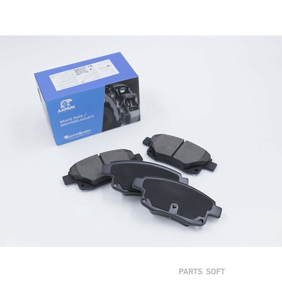 Колодки тормозные дисковые задние AKNUK FORD TRANSIT (FD, FB, FS, FZ, FC_), 04/06 |TRW GDB1725 BP8083 от официального дистрибьютора, AKNUK, артикул BP8083