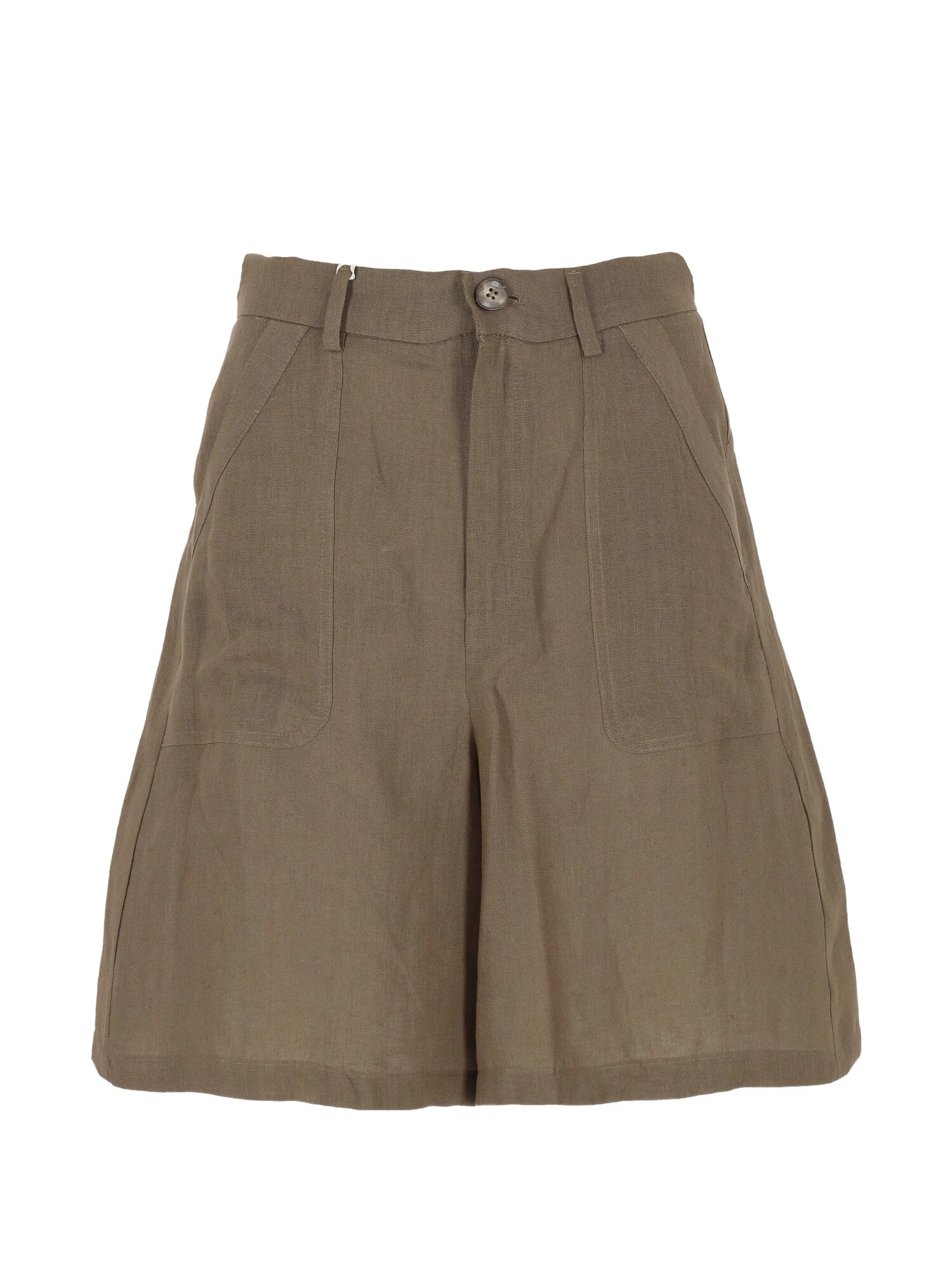 Шорты High-waisted patch-pocket shorts