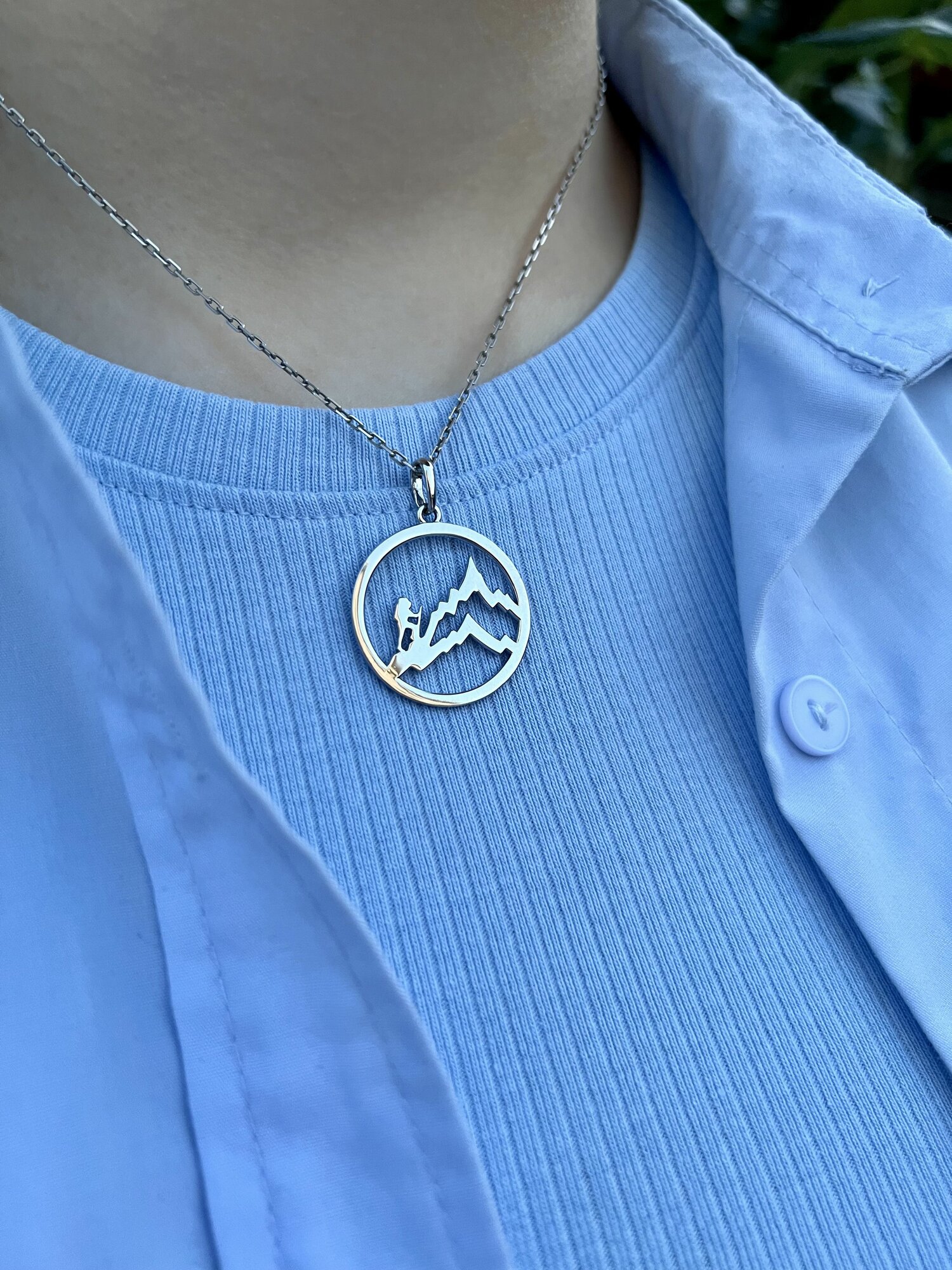 Подвеска MSJewellery, серебро, 925 проба, родирование, серебристый — фото 1