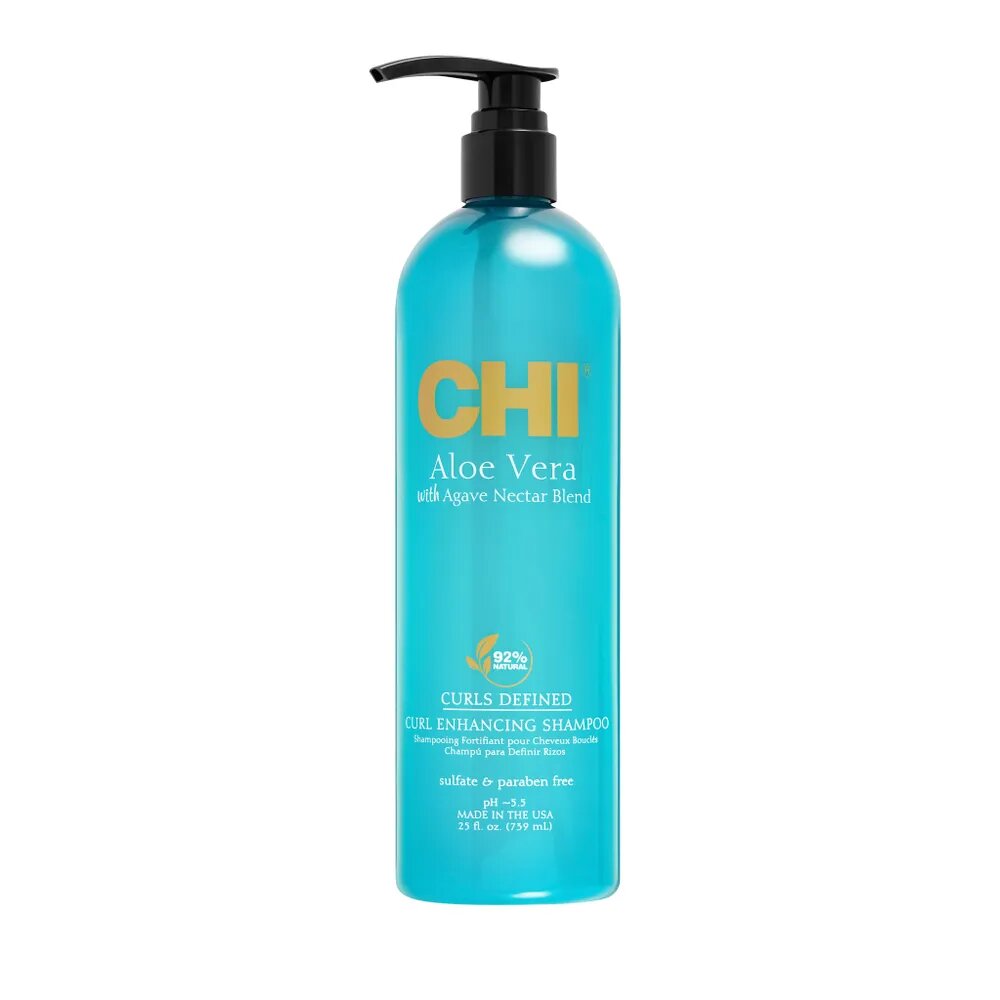 CHI Шампунь для вьющихся волос Aloe Vera With Agave Nectar Curls Defined Curl Enhancing Shampoo Шампунь 340мл