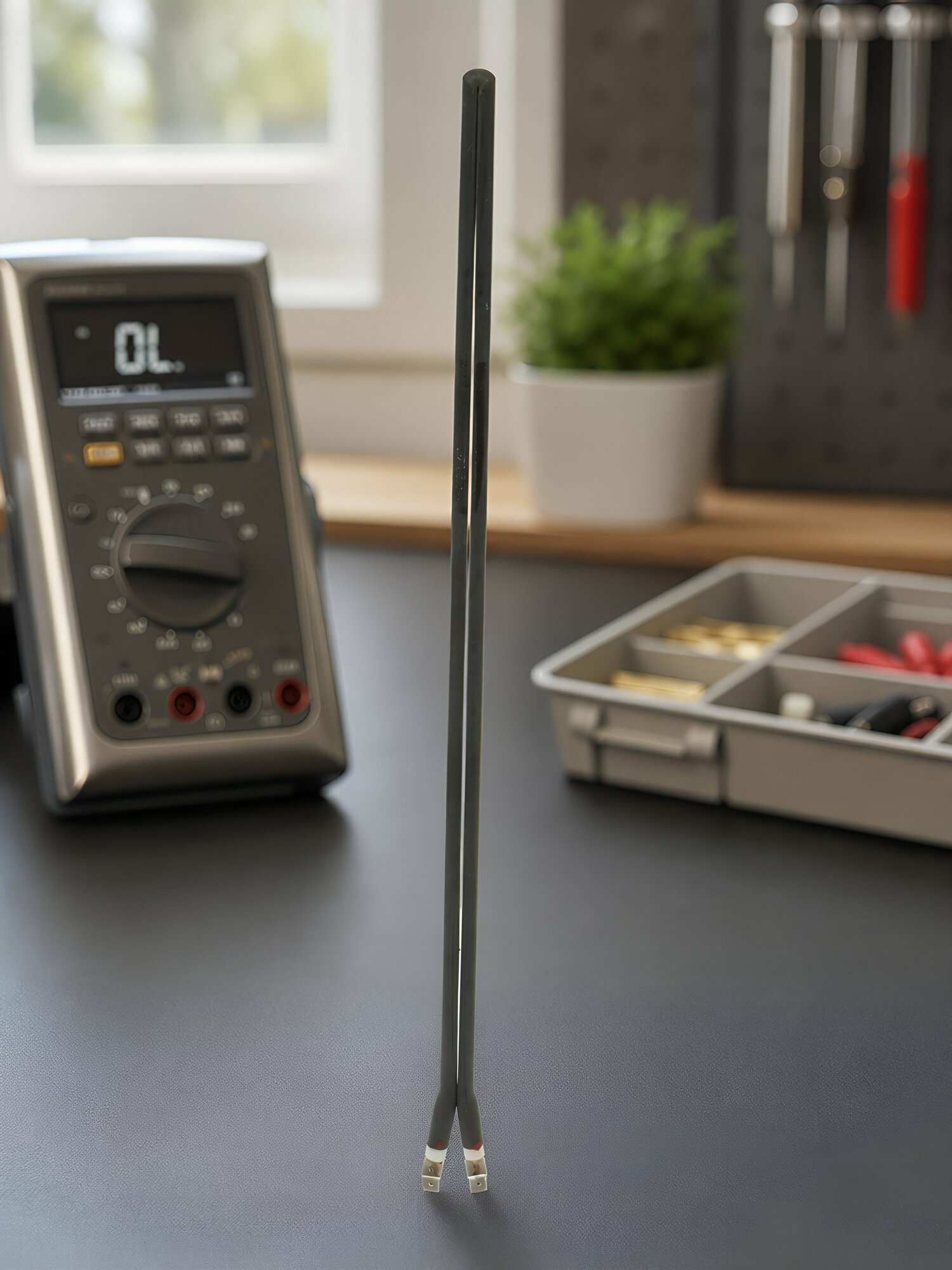 Тэн для водонагревателя Gorenje, Electrolux, AEG, сухой, 1.2 кВт, 400 мм, нержавеющая сталь, артикул 3401321