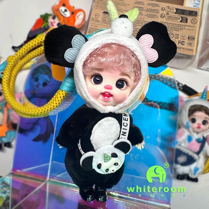 Куклы BJD Whiteroom 13 см Белый, pajama party F, NO BOX