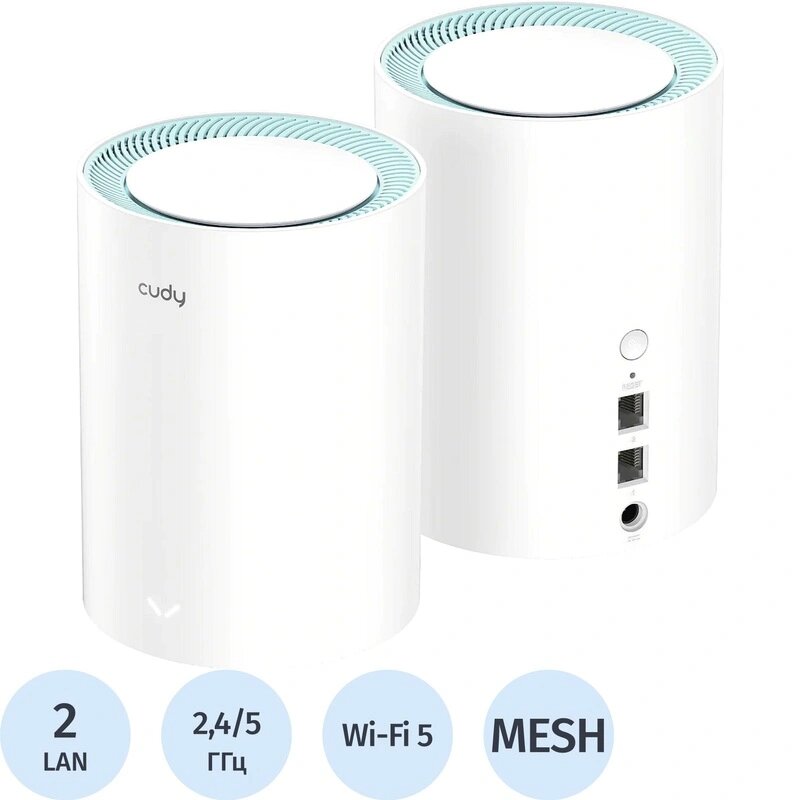 Wi-Fi mesh система Cudy M1300(2-Pack) AC1200 2шт/уп