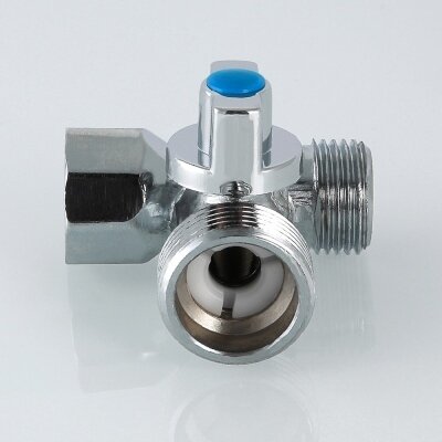 Valtec Кран шар. для подкл. с/т приборов 1/2x3/4x1/2 VT.256. N.04