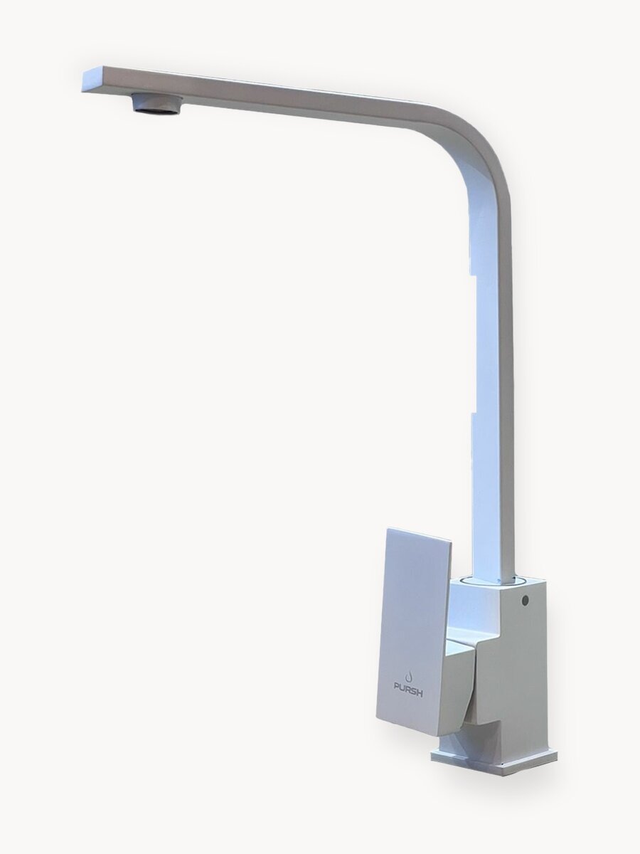 Кухонный смеситель из нержавеющий стали белого цвета Everztag G97301W