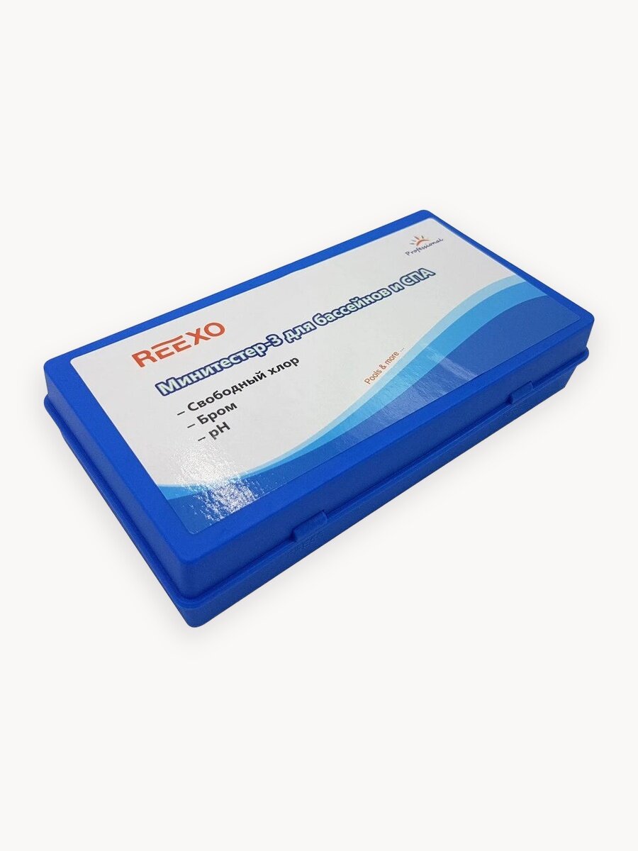 Тестер капельный Reexo 2 в 1 (pH, Cl), цена - за 1 шт