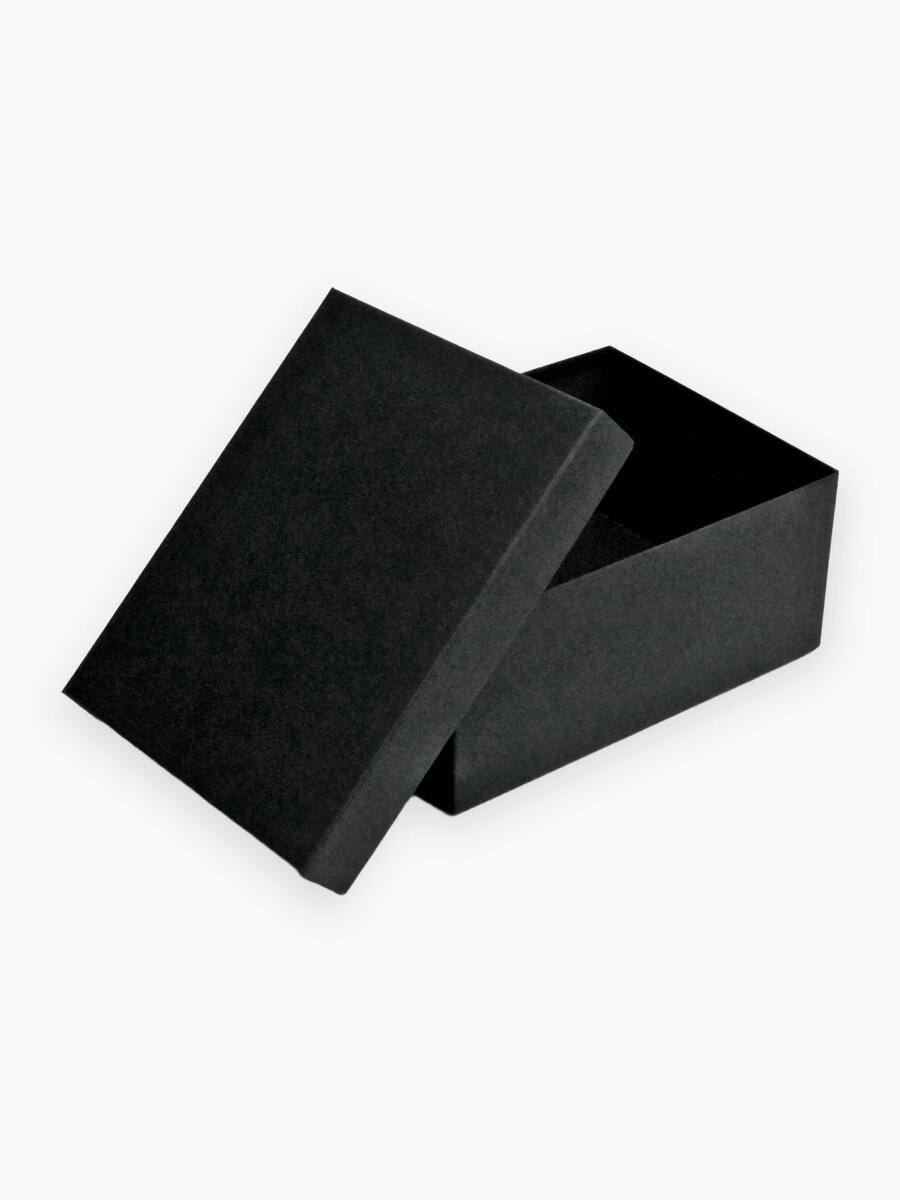 Коробка подарочная черная 22 x 17 x 10 см