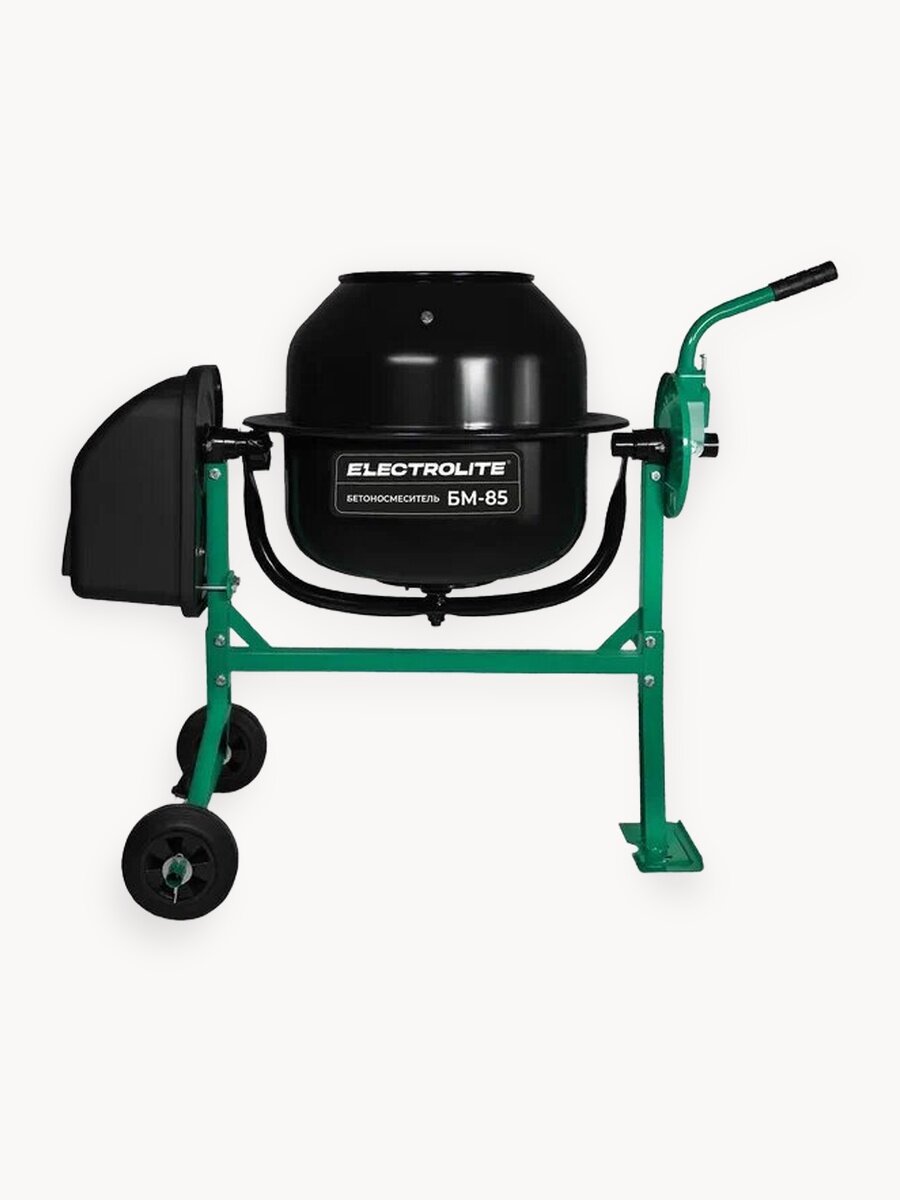 Бетоносмеситель Electrolite БМ-85 ( 85л, 220в, 450Вт, 29,5 об/мин )