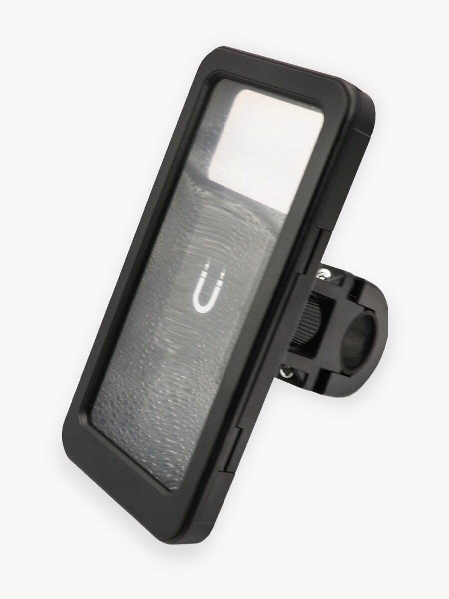 Держатель для телефона Boomshakalaka, водозащищенный, на руль велосипеда, самоката, мотоцикла, детской коляски, с регулировкой и сенсорным управлением, 19.3х10см.