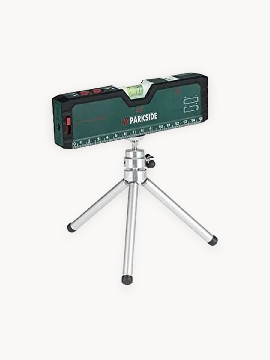 Лазерный уровень Parkside с перекрестной линией и линейным лазером, включая штатив