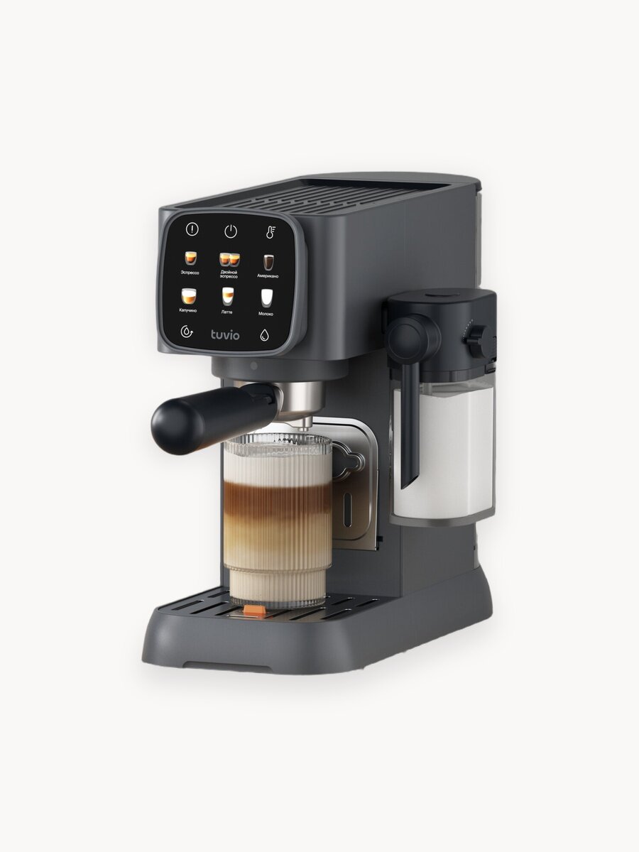Кофеварка рожковая Tuvio TCM03EA, серый