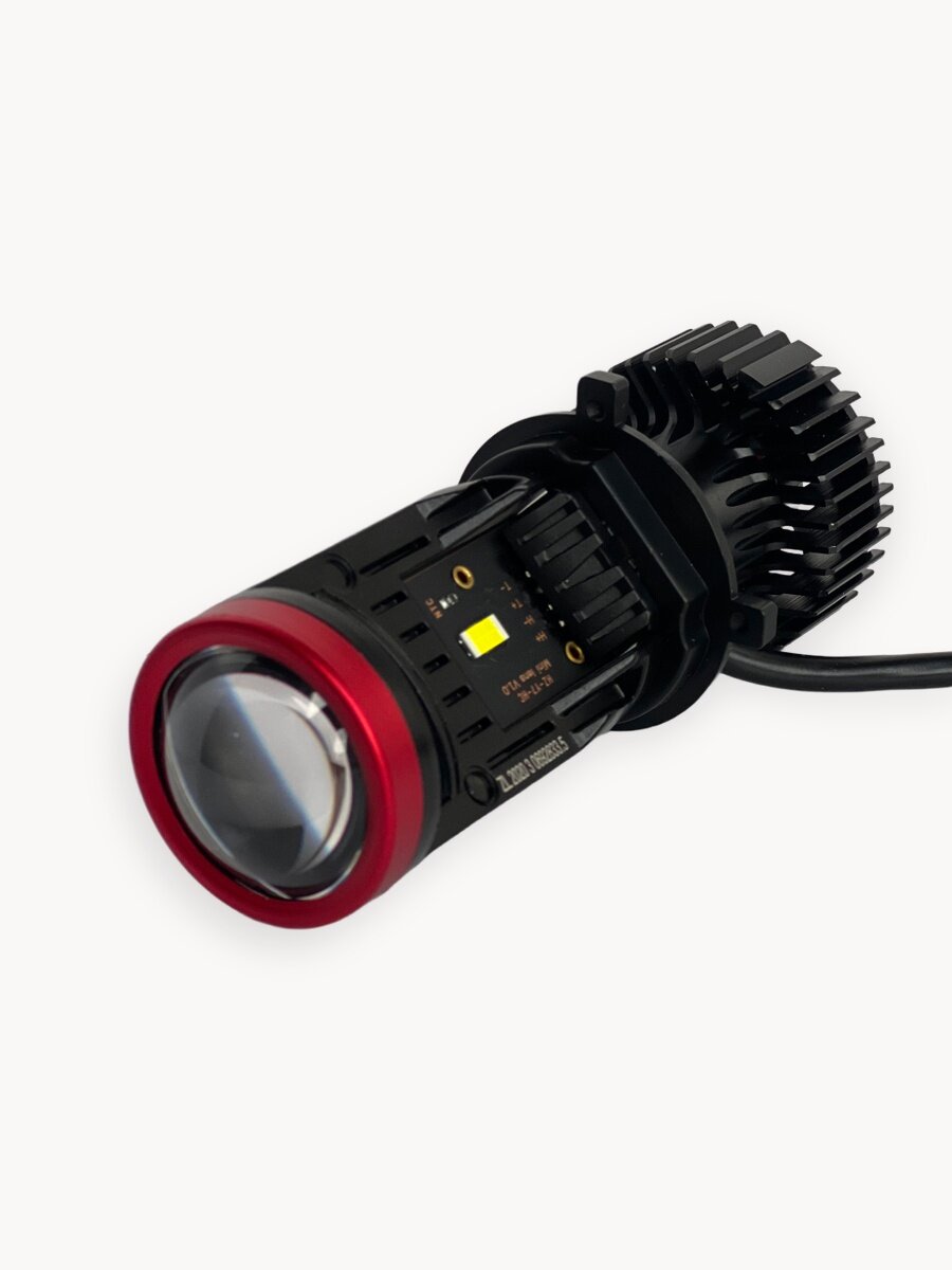 Автомобильные светодиодные лампы H4 c мини LED линзами Y7D для ближнего и дальнего света