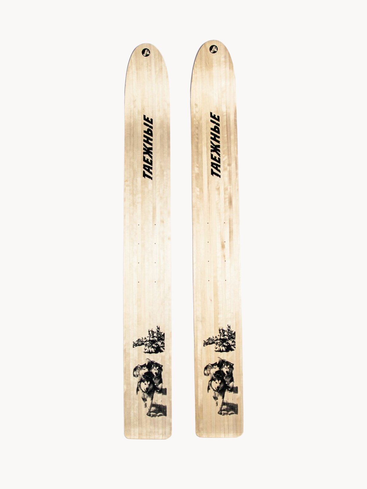 Лыжи Маяк Таежные 160 см, 20 см, камус узкий