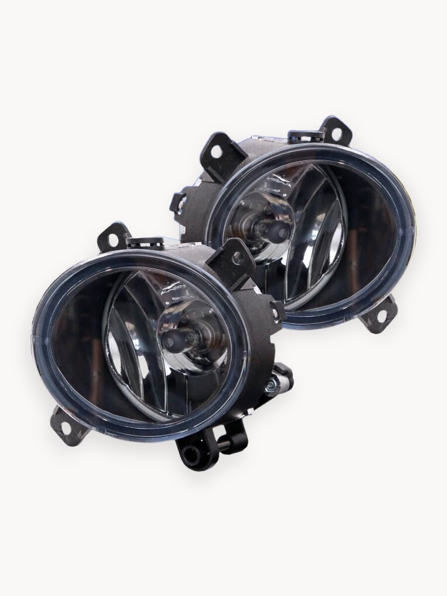 Противотуманные фары (ПТФ) 2шт. для Гранта, Калина, Ларгус с галогенными лампами h11 (комплект) Goodyear