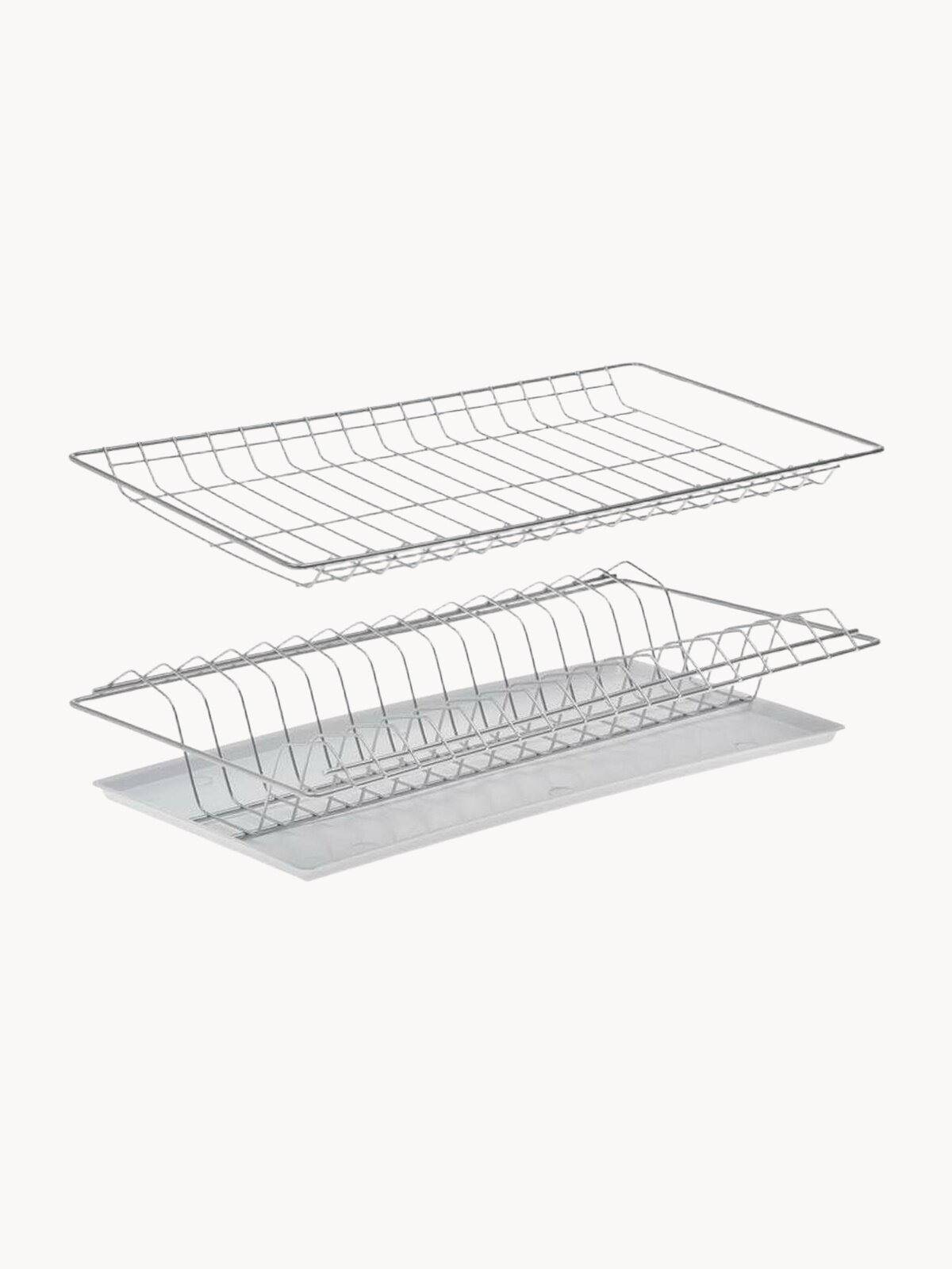 Комплект посудосушителей с поддоном для шкафа 50 см, 46,5×25,6 см, цвет хром
