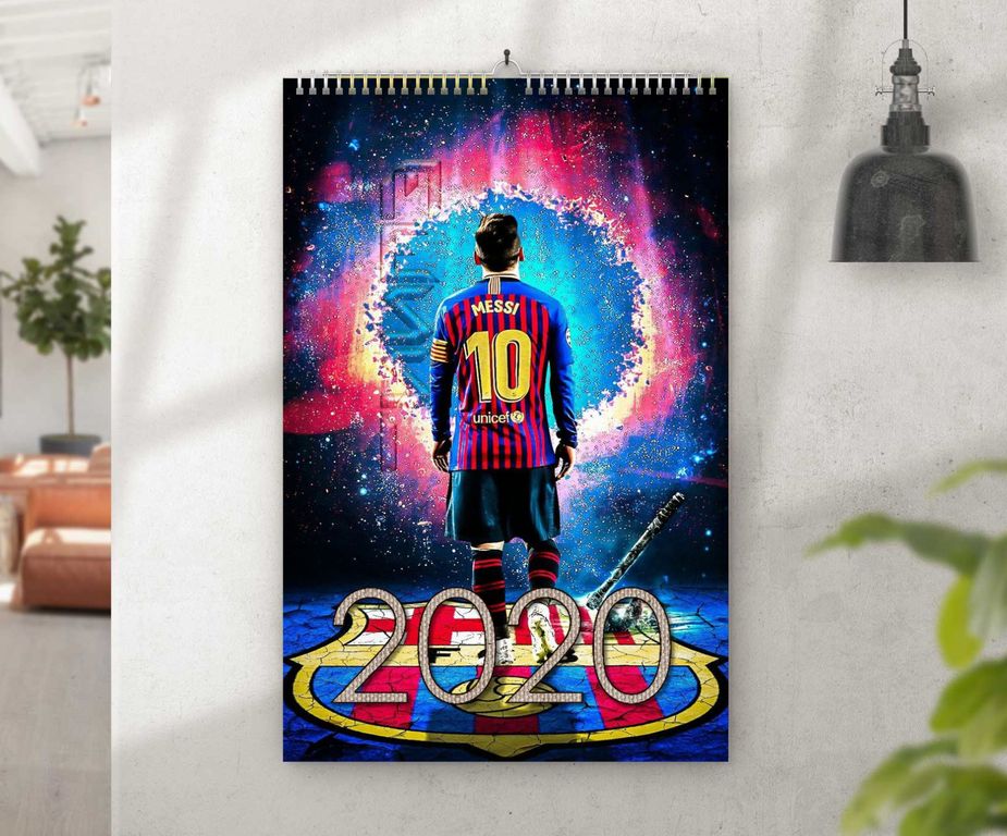 Перекидной календарь на 2020 год Лионель Месси, Lionel Messi №5, А3