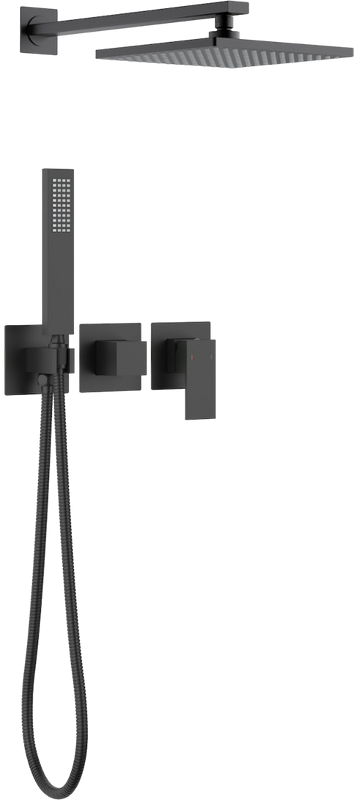 Душевой комплект Timo Selene SX-2169/03SM С внутренней частью, черный