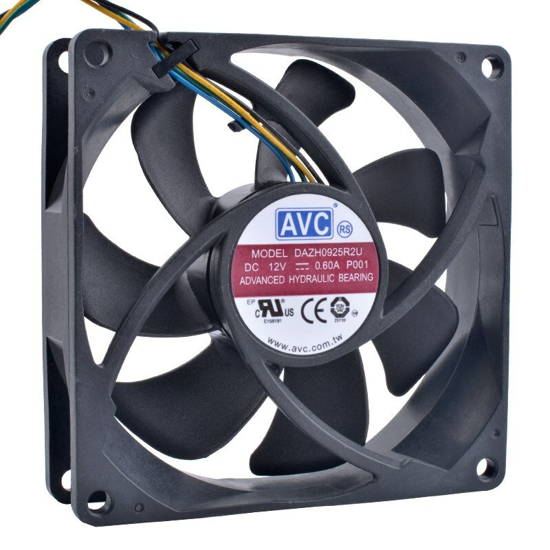 AVC DAZH0925R2U 12V 0.60A 4pin PWM high volume air Вентилятор охлаждения