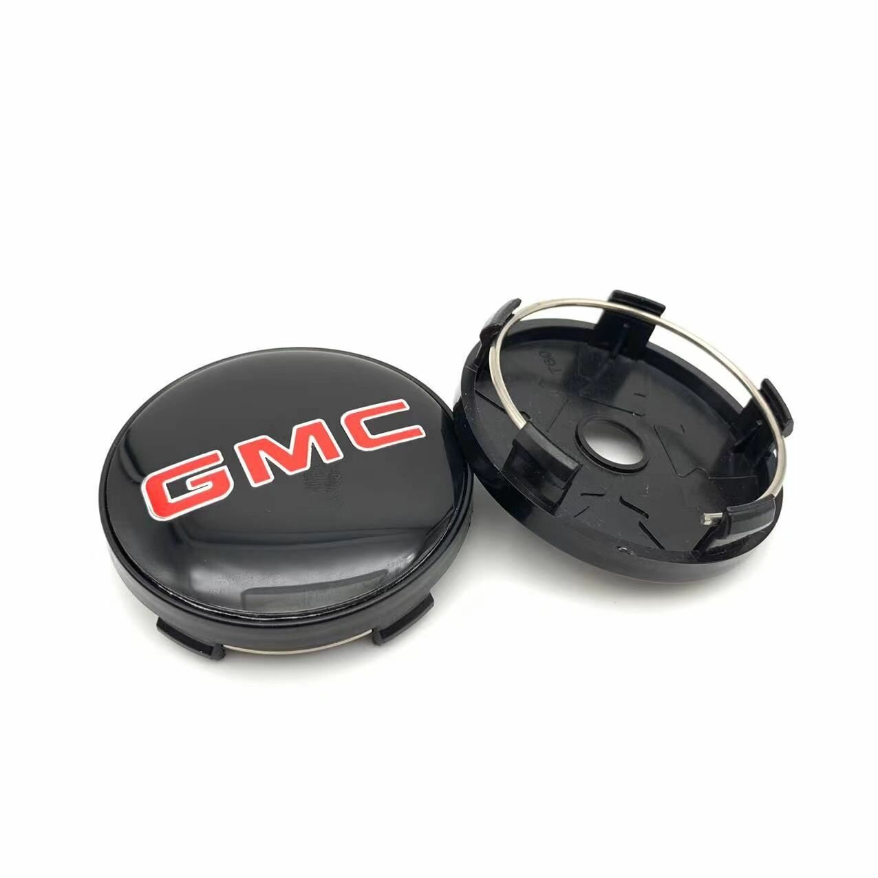 Колпачки заглушки на литые диски GMC 60/56/10мм, 4 шт.