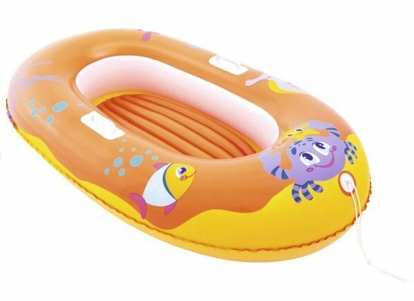 Надувная лодочка 137x89см "Крабики" 3-6 лет /12