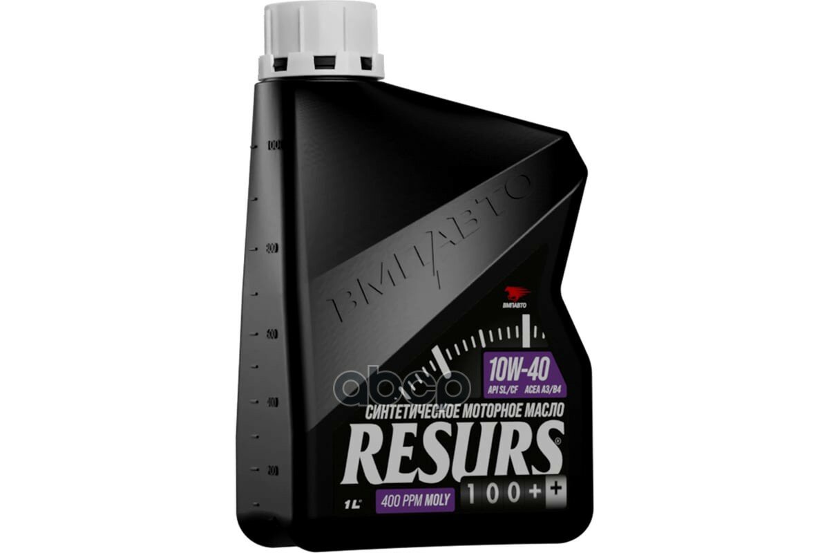 ВМПАВТО Масло моторное ВМПАВТО Resurs 10w40 (A3/B4 SL/CF), канистра 1л.