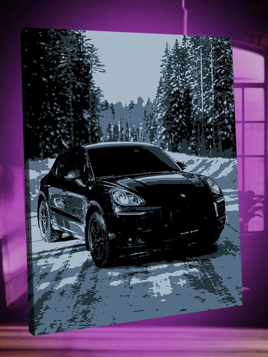 Картина по номерам Porsche