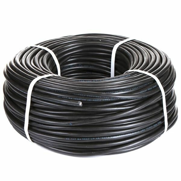 Провод черный ПВС 2х1.5мм2 (10 метров).