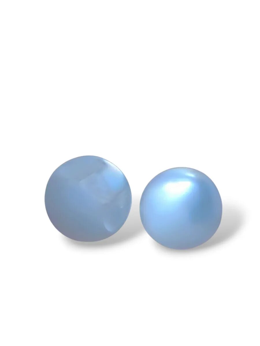 Набор белых пуговиц-шаров, 10 шт.