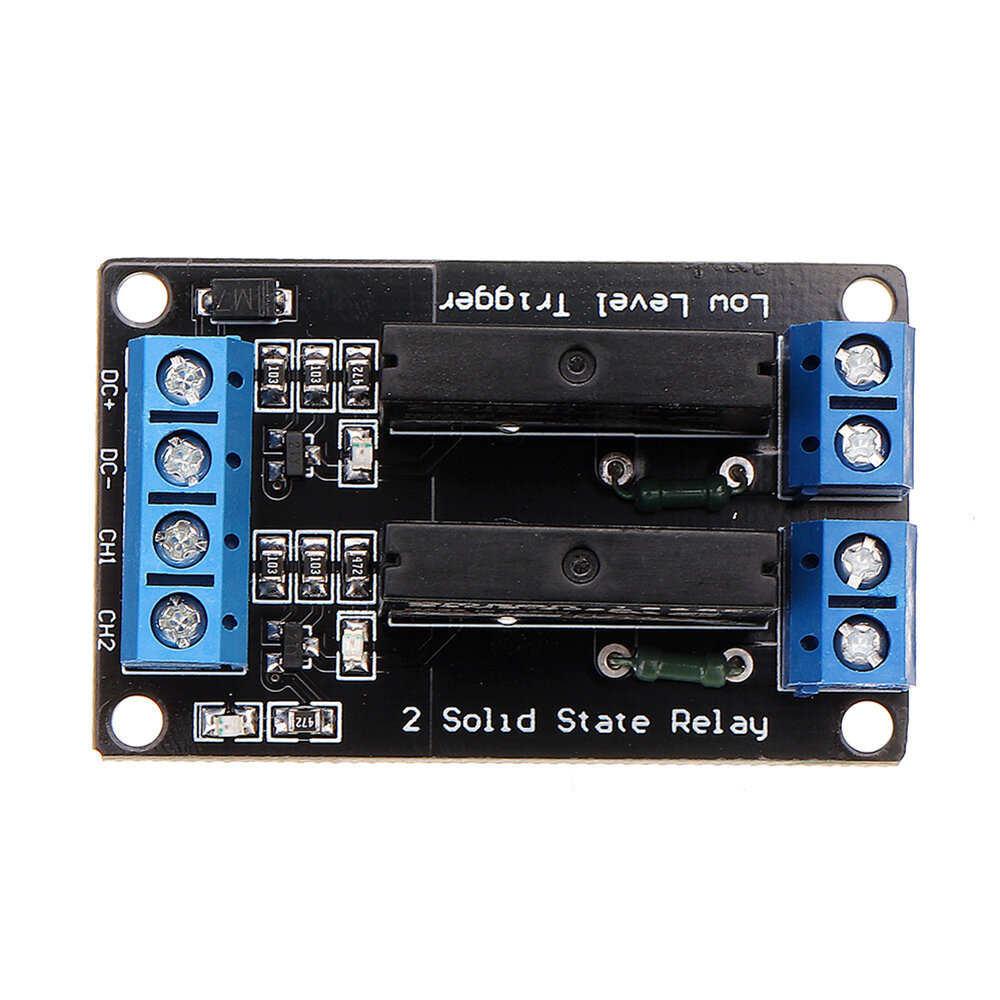 Инструмент BESTEP 2-канальный 5 В низкоуровневый твердотельный релейный модуль с предохранителем 250 В 2 А для Audino
