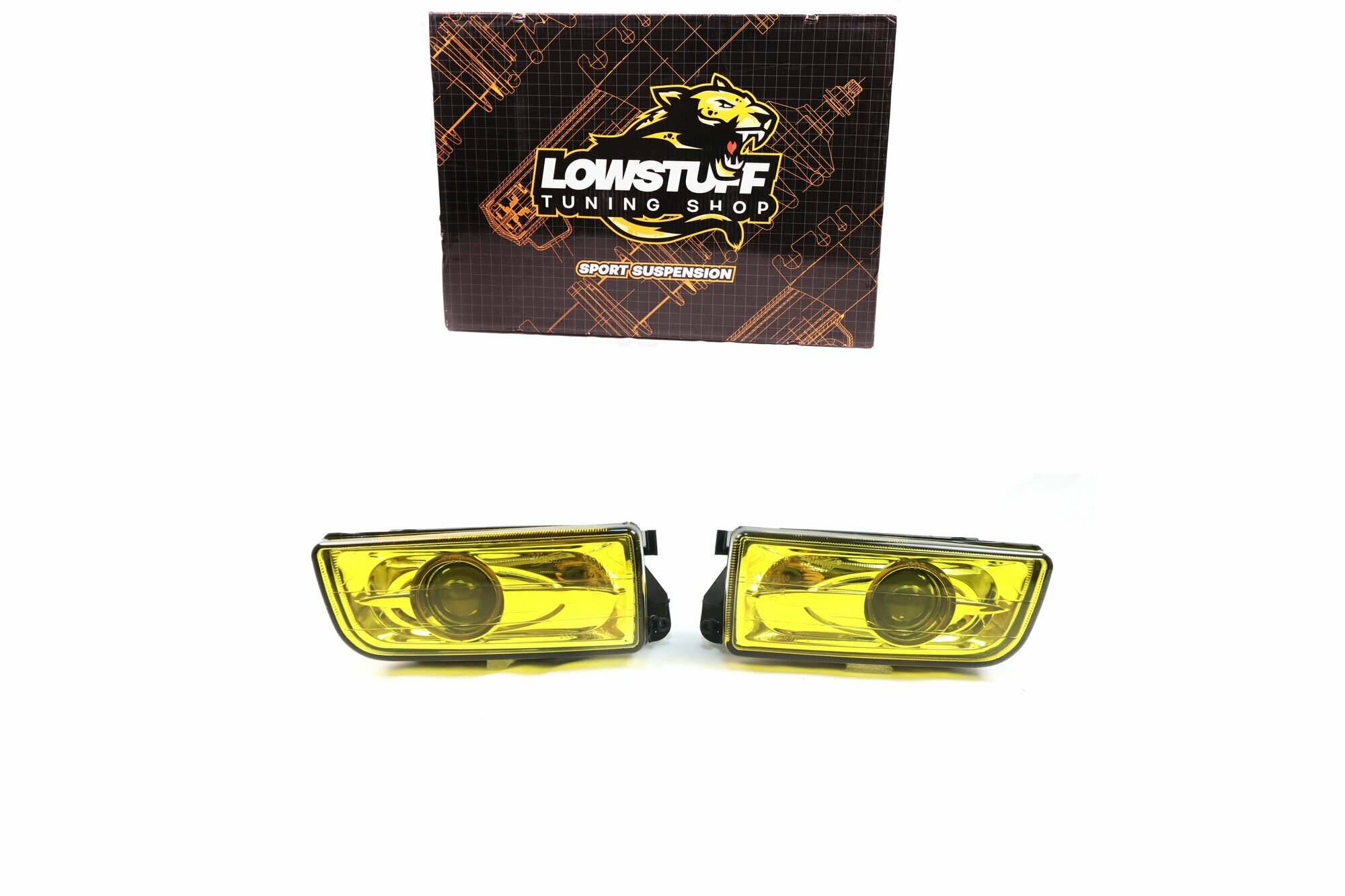BMW E36 1992-1998, BMW E36 M 3 Противотуманные фары птф желтые с линзами LOWSTUFF FGLBME36LENYLW
