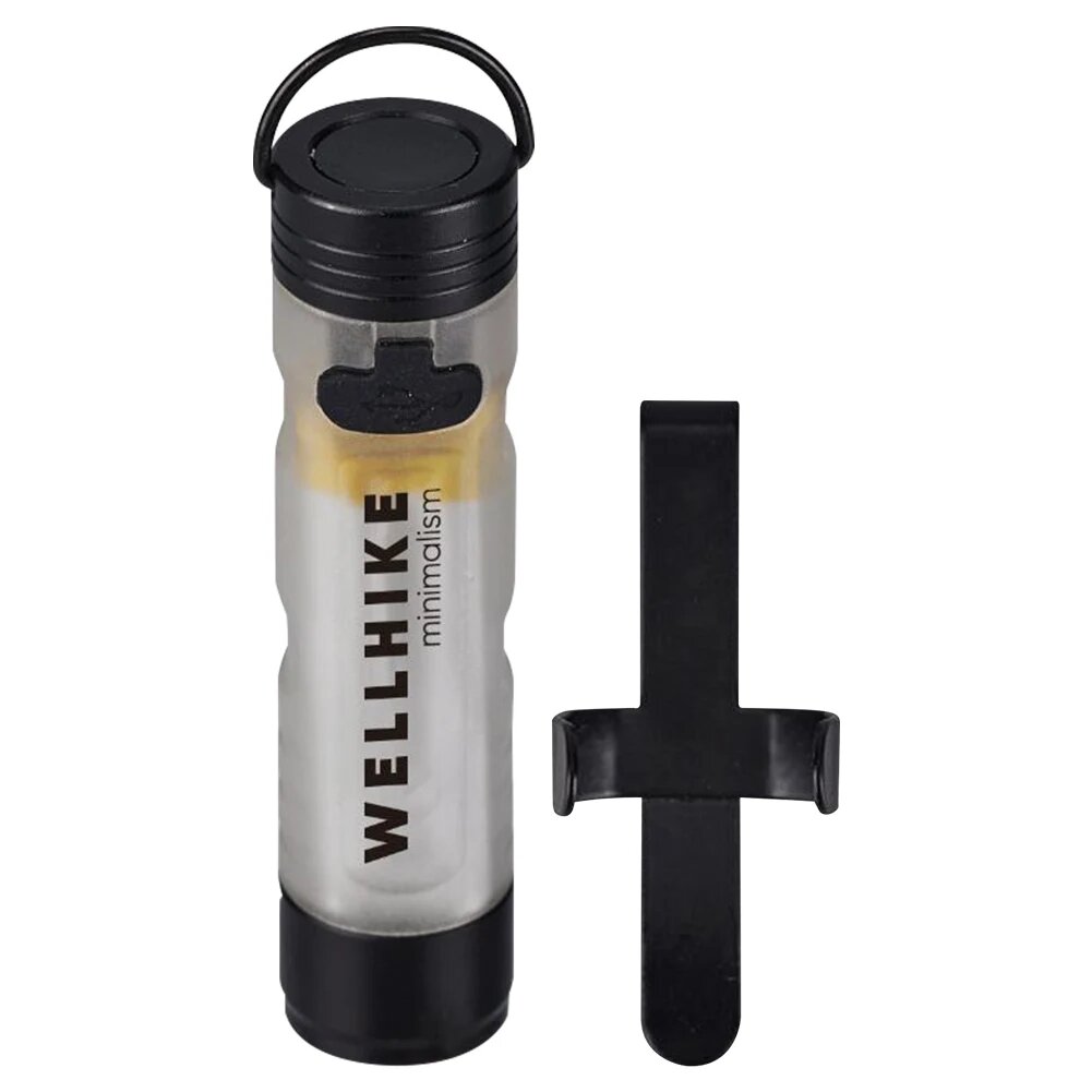 Светодиодный уличный мини-фонарик с магнитным крючком, портативный фонарик для кемпинга, black