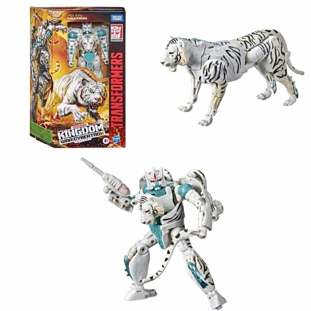 Трансформеры Игрушка Transformers Kingdom War For Cybertron Trilogy WFC-K35 Tigatron 18cm
