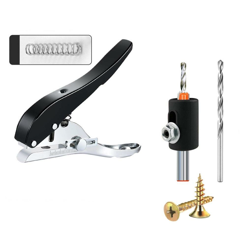 Круглый дырокол для бумаги диаметром 8 мм с одним отверстием