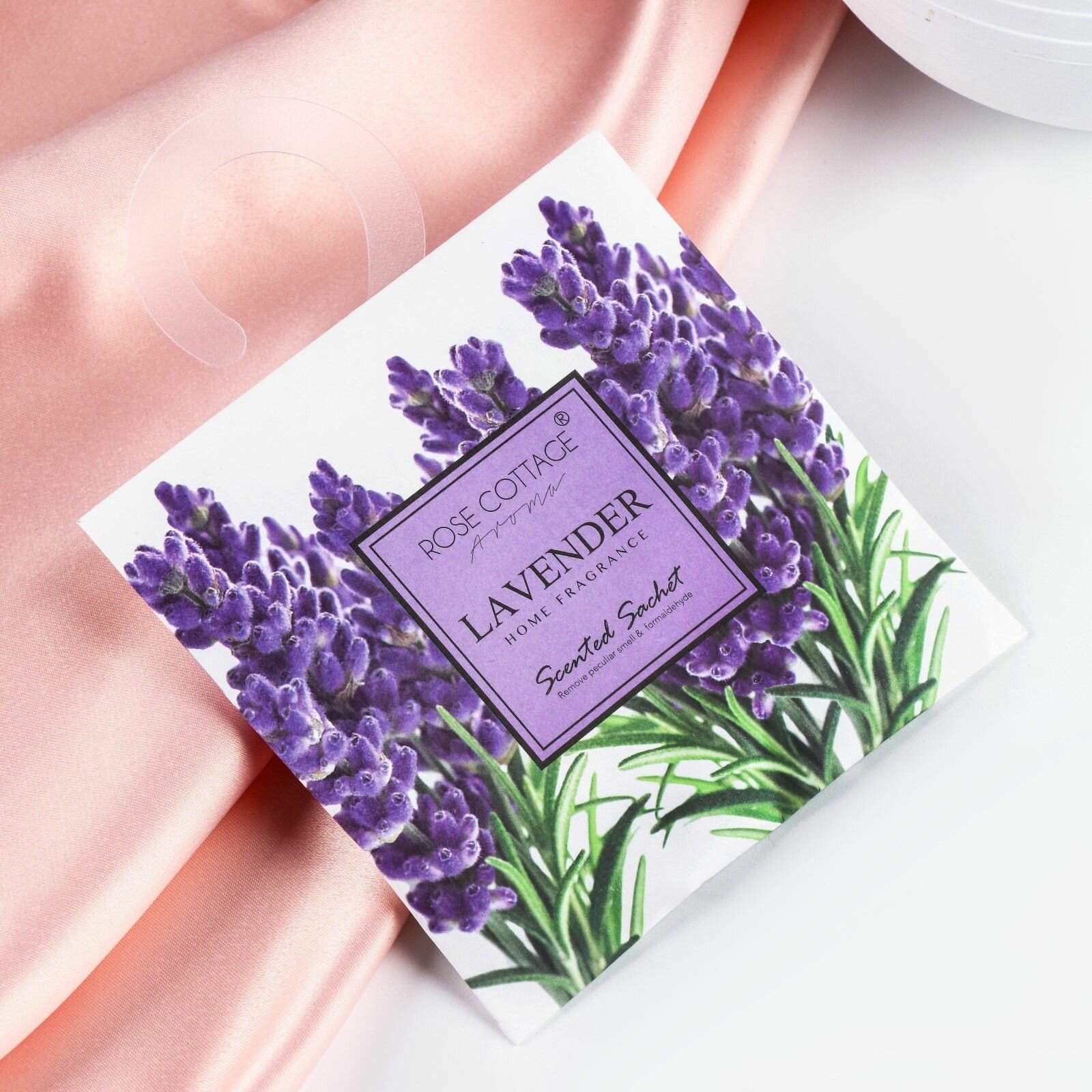 Аромасаше на подвесе "ROSE COTTAGE AROMA", 11х11 см, 17 г, лаванда, 3 шт