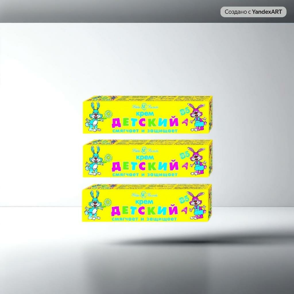 Крем Детский, детская серия Невская косметика, 40 мл, 3 штуки