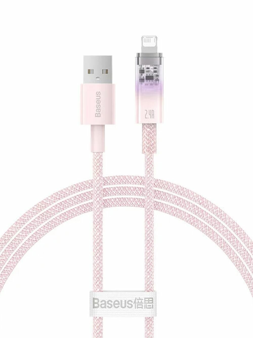Кабель для быстрой зарядки Baseus Explorer Series USB - Lightning 2 метра, 2.4A