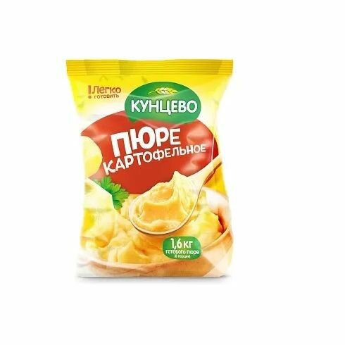 Кунцево Картофельное пюре, без добавок, 240 г, 1 шт