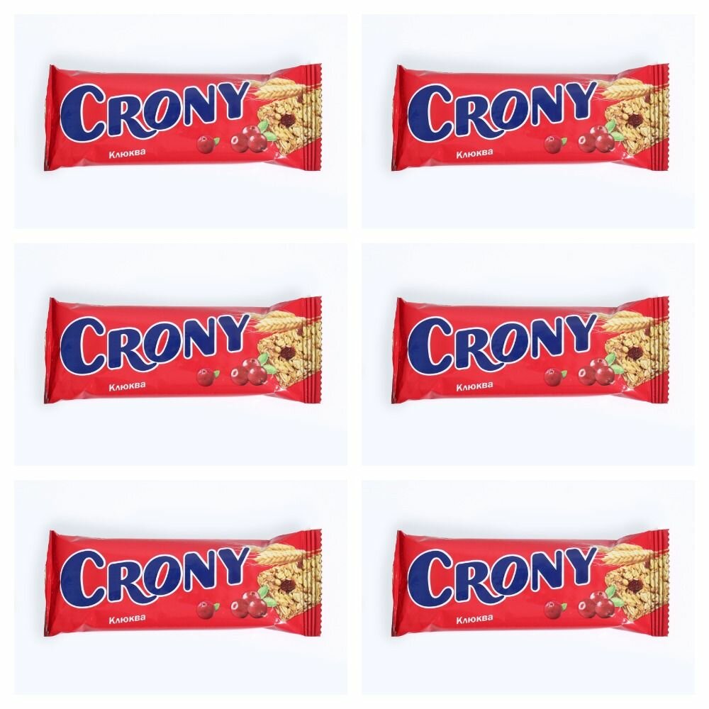 Crony Батончик-мюсли, Клюква, 50 г, 6 шт