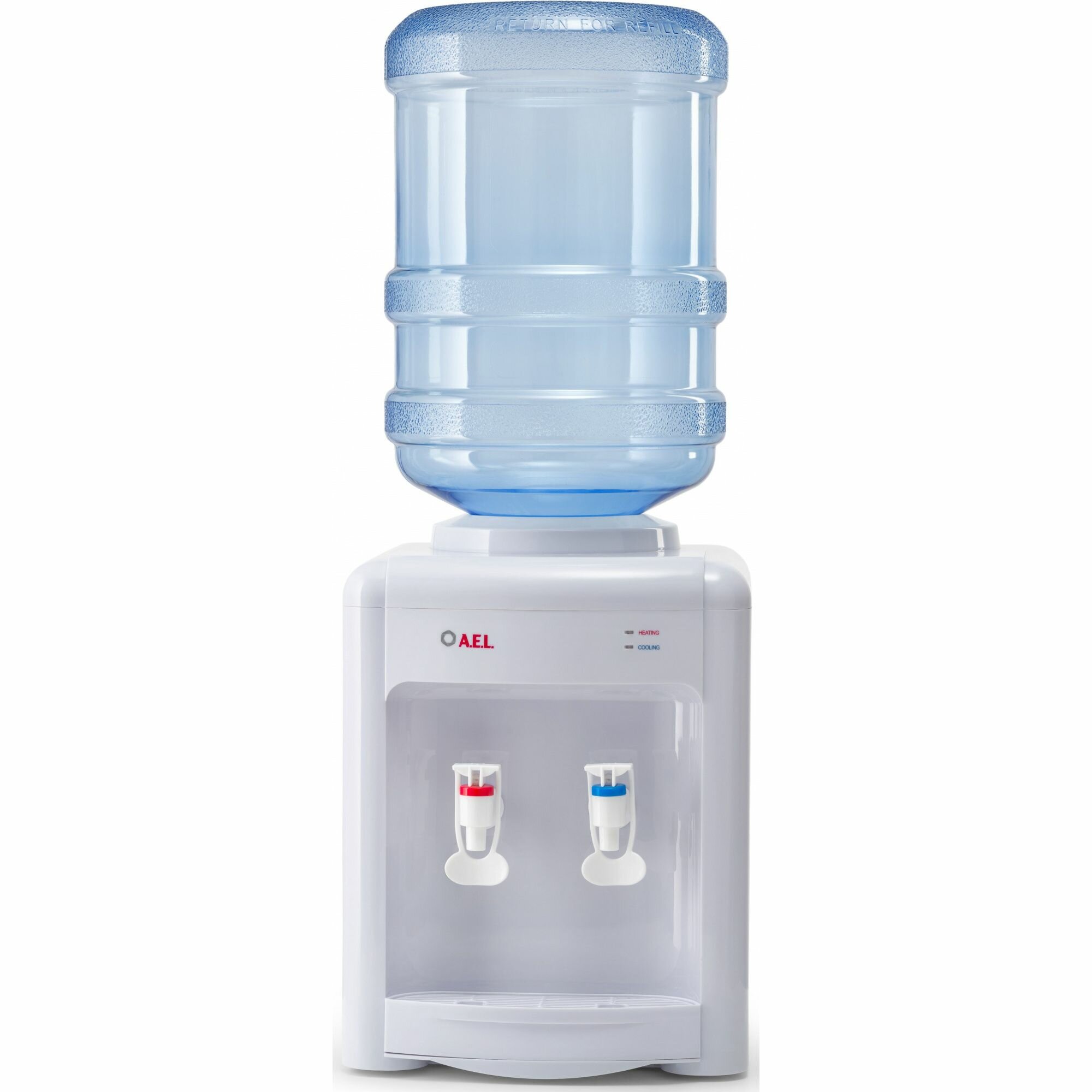 Кулер для воды AEL TD-AEL-340 v.2 настольный электронный белый