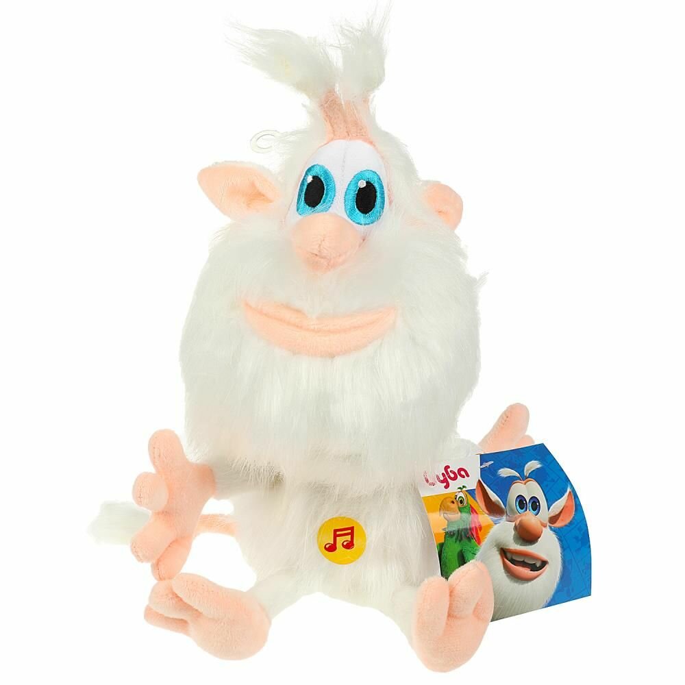 Игрушка мягкая музыкальная буба 20 см
